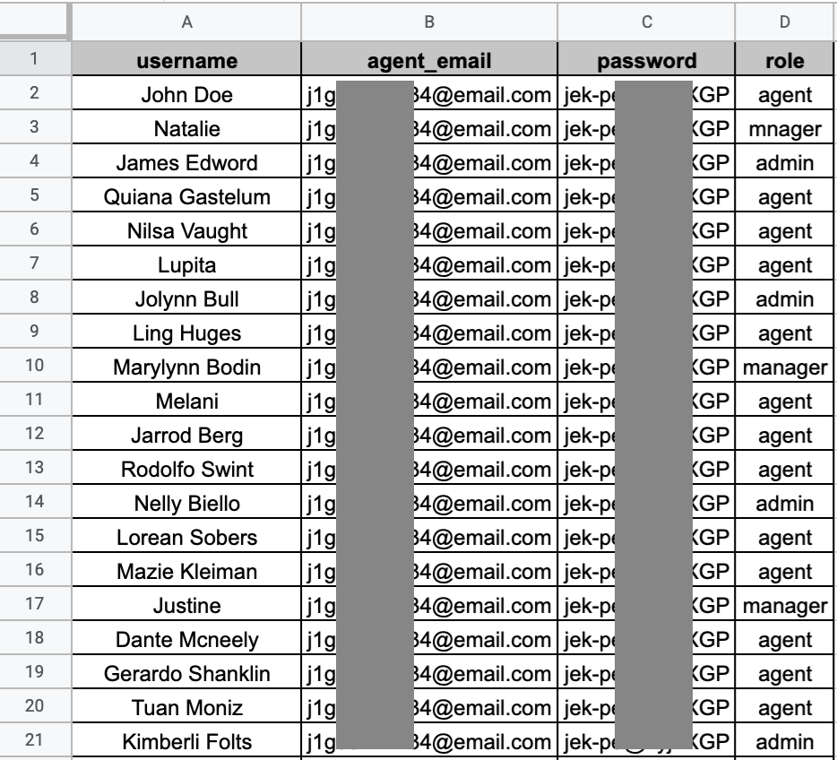 Adding users programmatically
